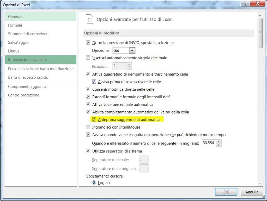 #Excel - 4 sistemi per suddividere le celle in Excel