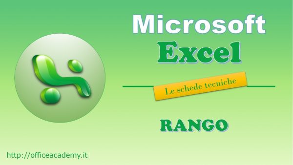 Come usare la funzione RANGO di Excel - Excel Academy