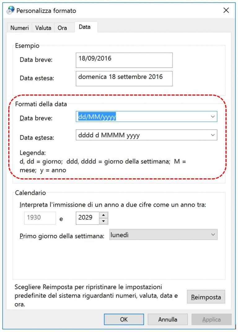 Come cambiare il formato delle date in Excel e creare formati ...