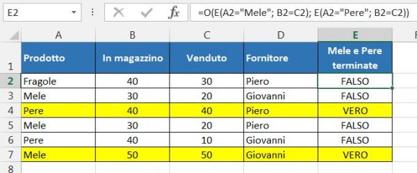#Excel - Come usare le funzioni logiche E, O, XOR e NON