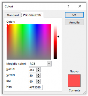 Determinare il valore RGB di un colore - Excel Academy